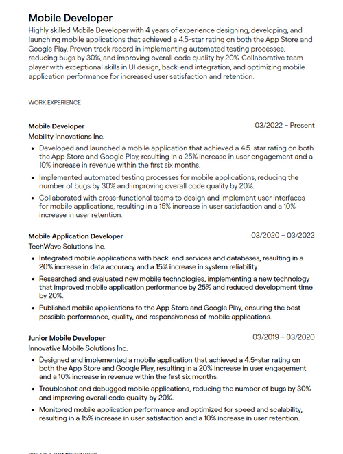 15 Front End Developer Resume Examples [with Guidance]